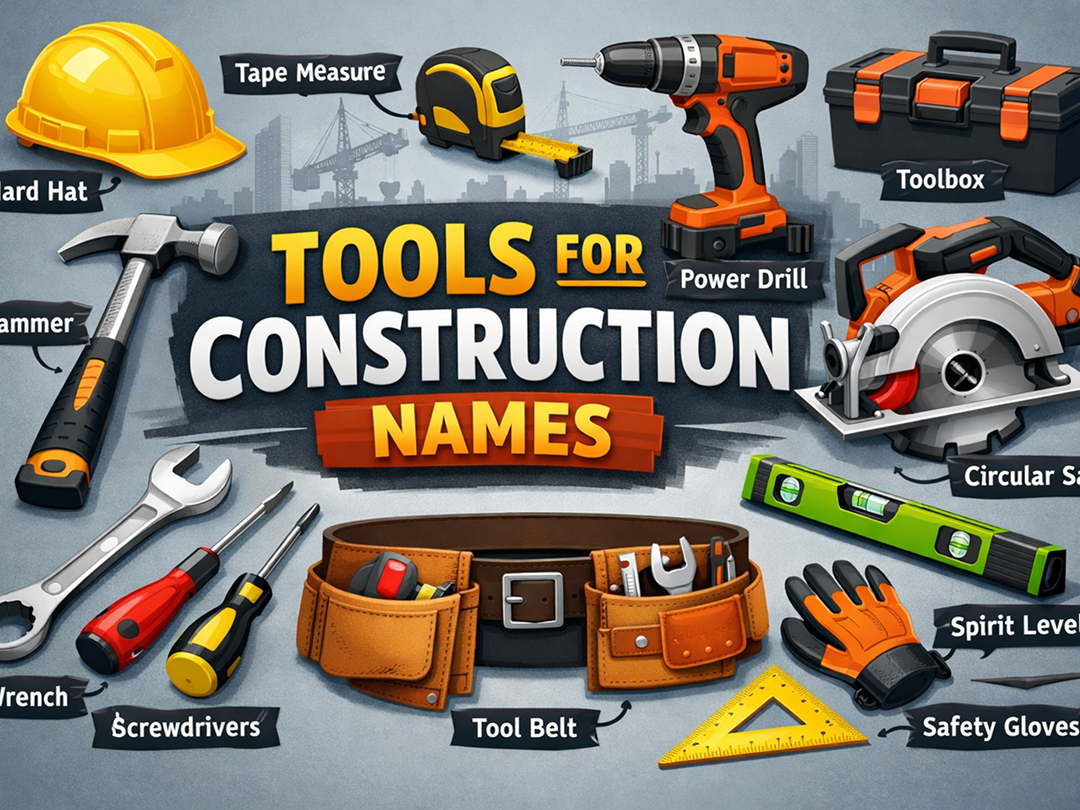 Top Construction Tools: Names, Uses & Essentials for the Job Site